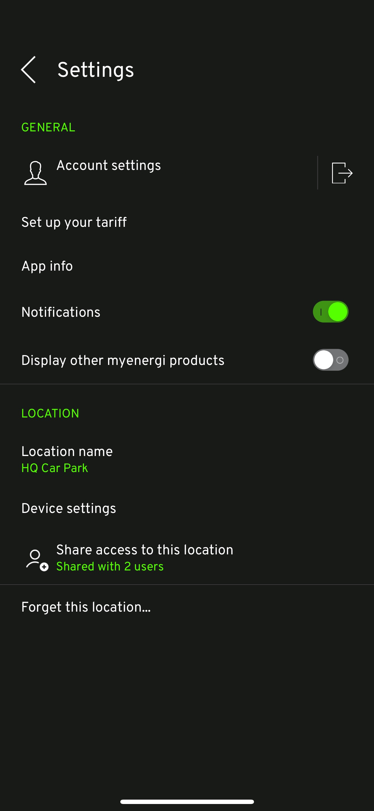 How to set up your energy tariff in the myenergi app – Help Centre GB